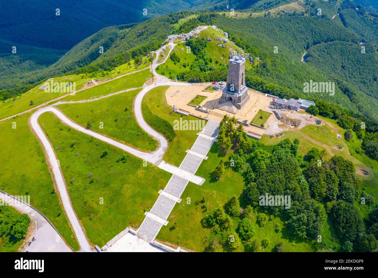 Monument to Freedom commemorating battle at Shipka pass in 1877-1878 in ...