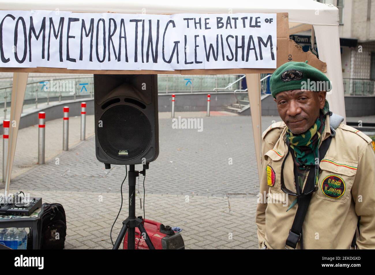 Roger Mighton, 62 who was present at the Battle of Lewisham in 1977 ...