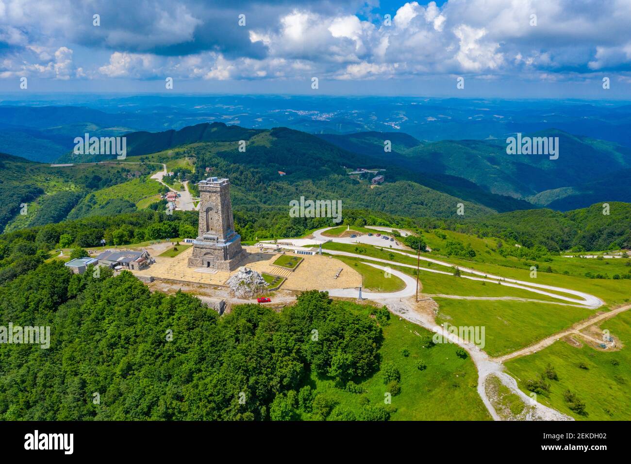Monument to Freedom commemorating battle at Shipka pass in 1877-1878 in ...