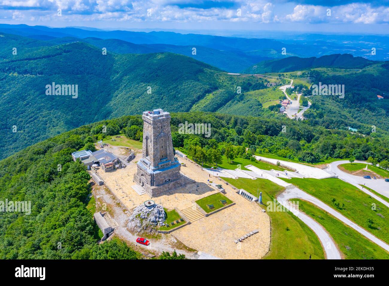 Monument to Freedom commemorating battle at Shipka pass in 1877-1878 in ...