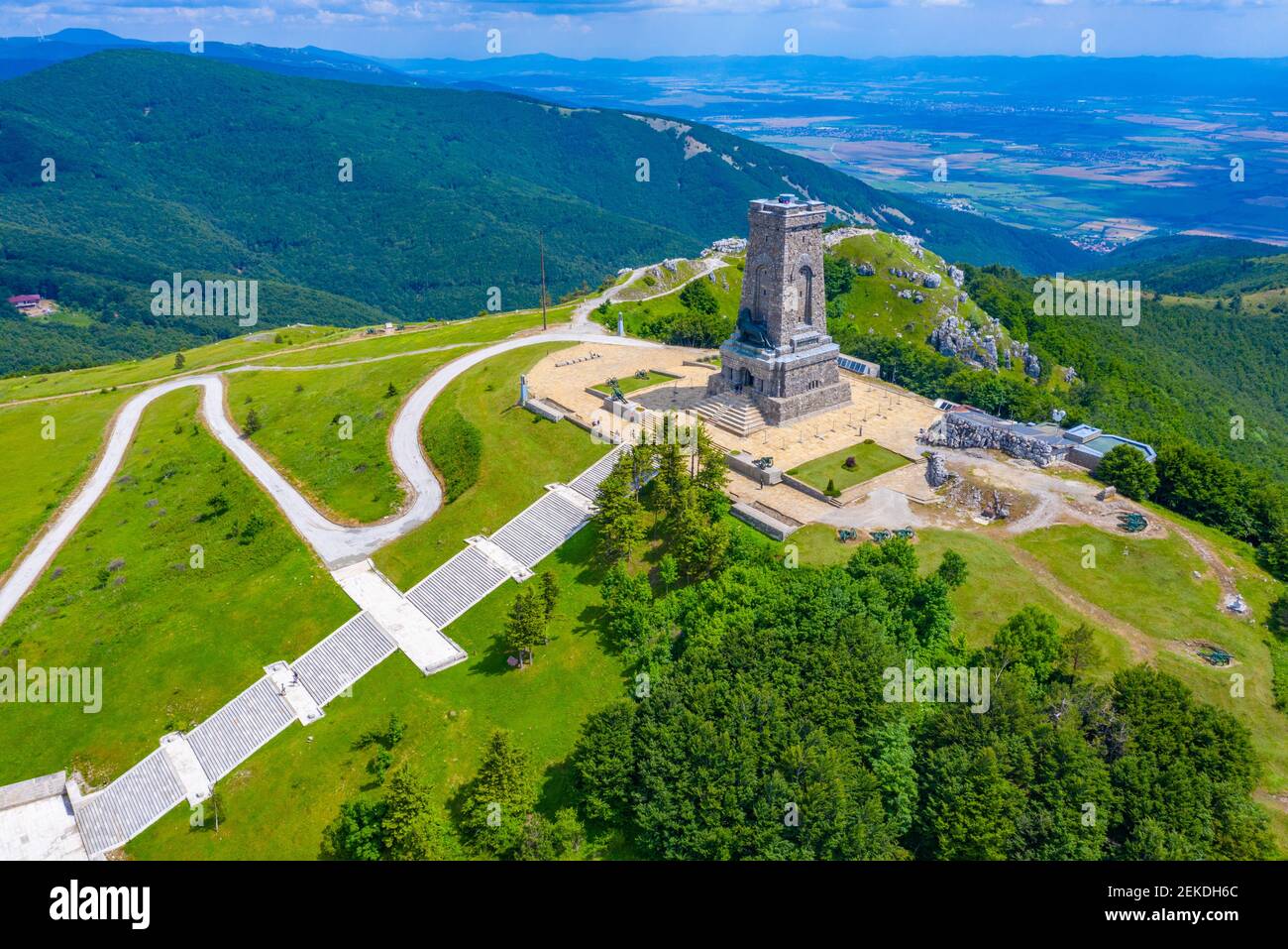 Monument to Freedom commemorating battle at Shipka pass in 1877-1878 in ...
