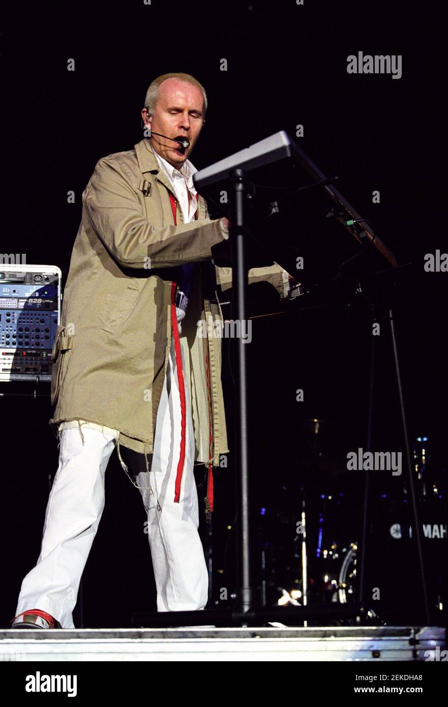 Howard Jones on stage at 'The Here And Now 80's Concert' held at ...
