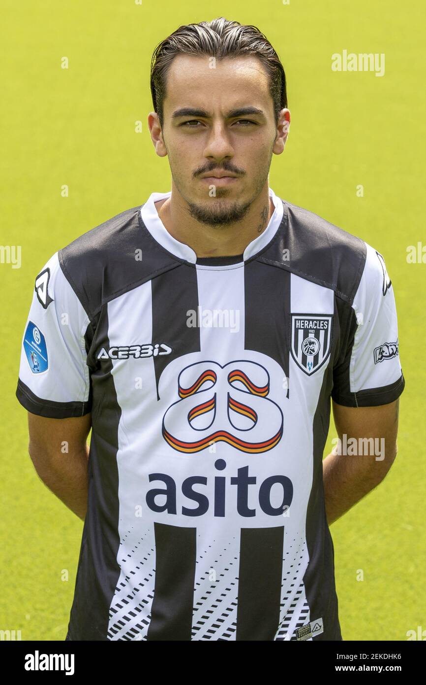 ALMELO 14-08-2020, Giacomo Quagliata, During the photocall at the Erve ...