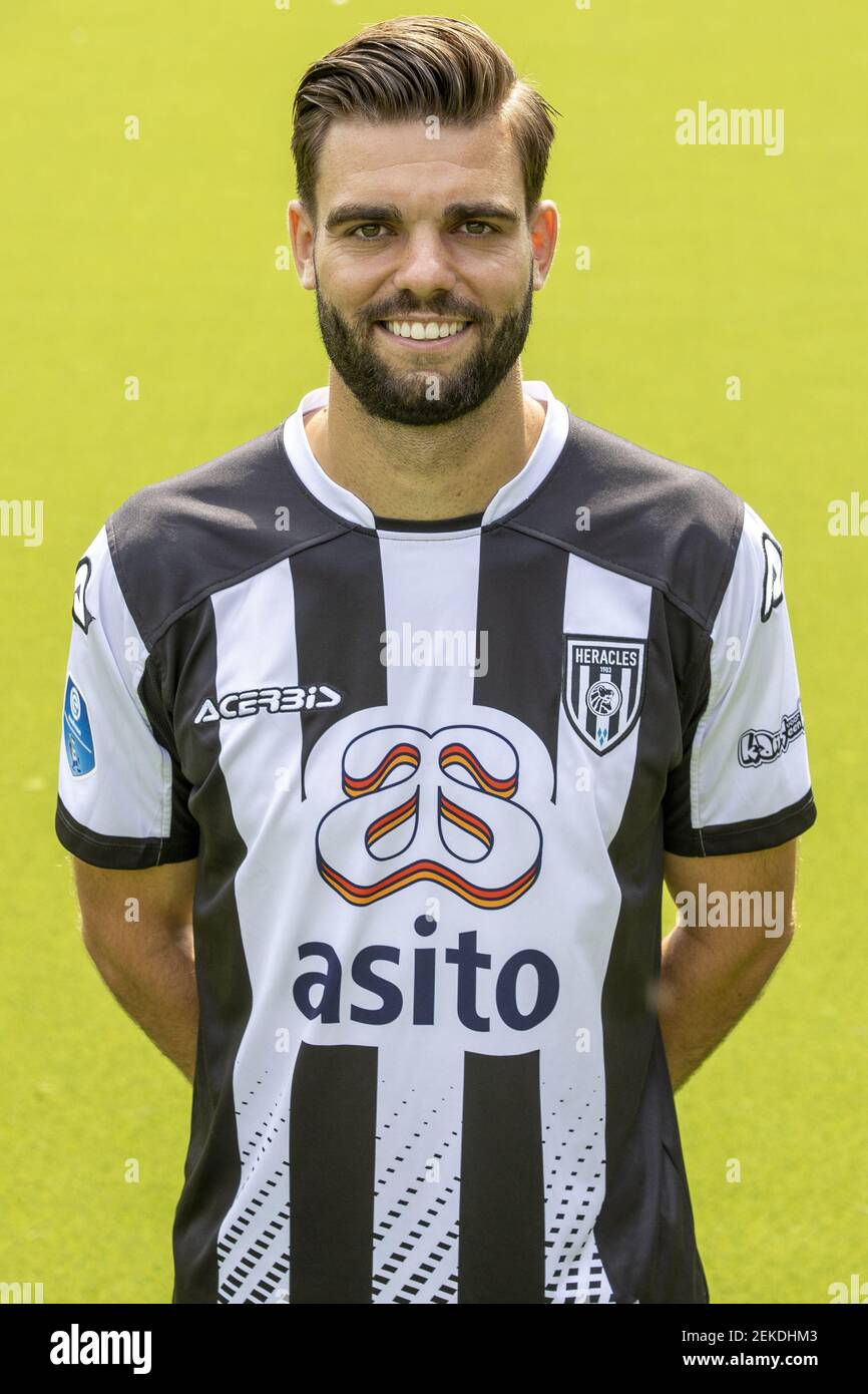 ALMELO 14-08-2020, Robin Propper, During the photocall at the Erve ...