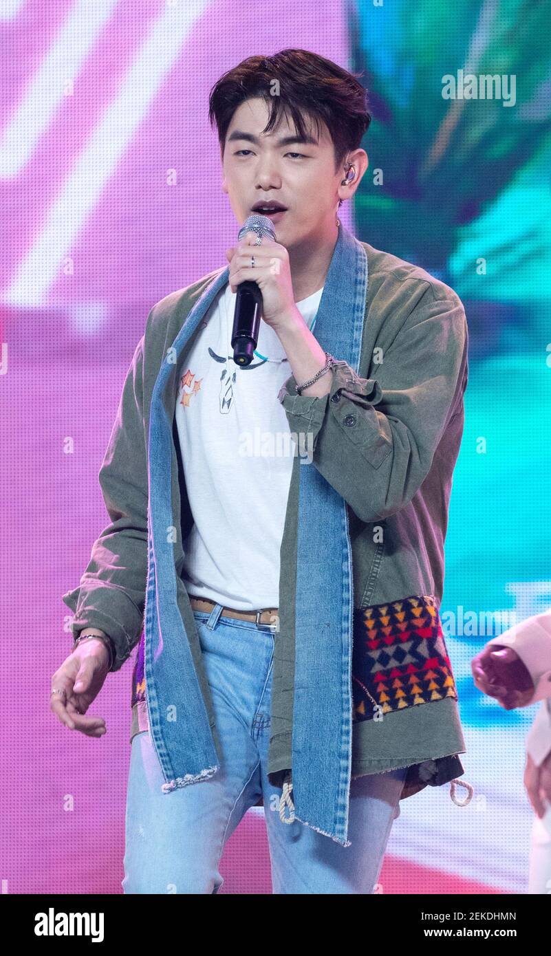 12 August 2020 - Goyang, South Korea : South Korean K-Pop singer Eric ...