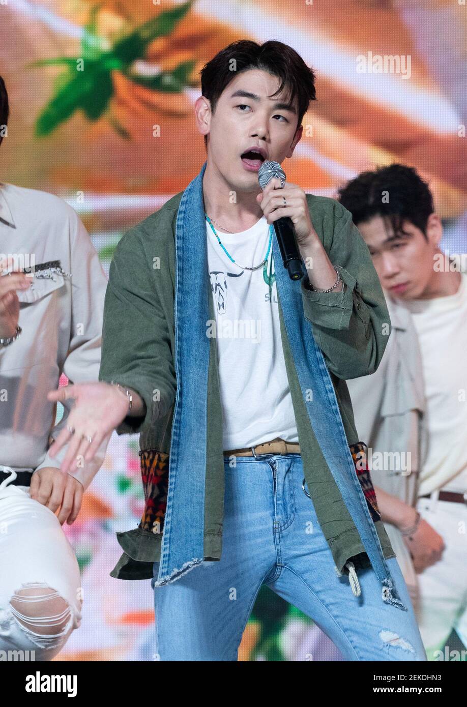 12 August 2020 - Goyang, South Korea : South Korean K-Pop singer Eric ...