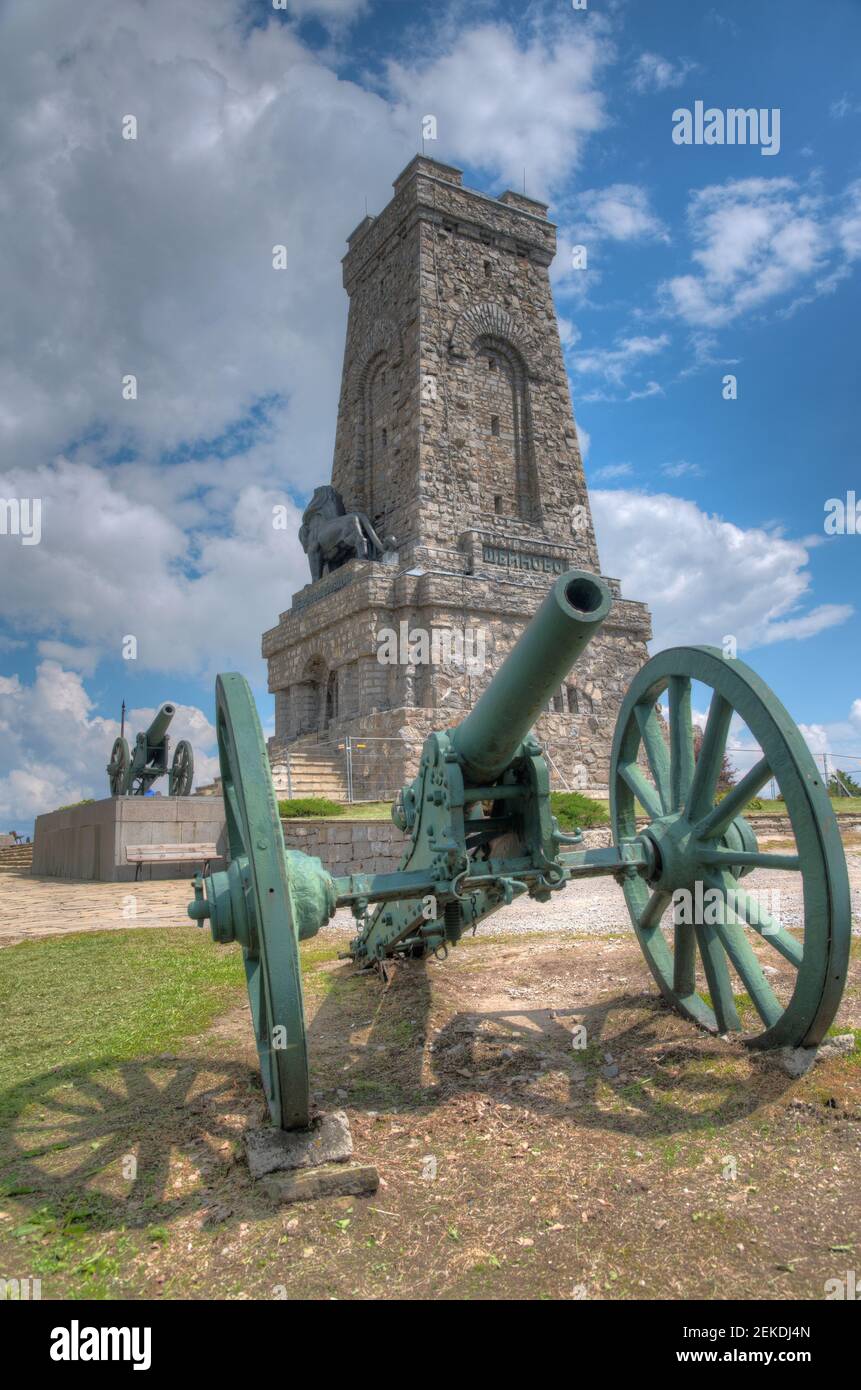 Monument to Freedom commemorating battle at Shipka pass in 1877-1878 in ...