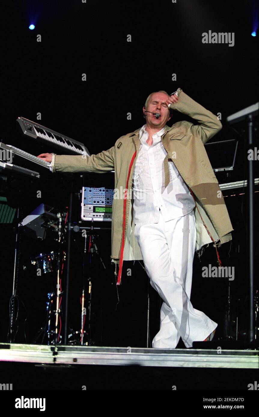 Howard Jones on stage at 'The Here And Now 80's Concert' held at ...