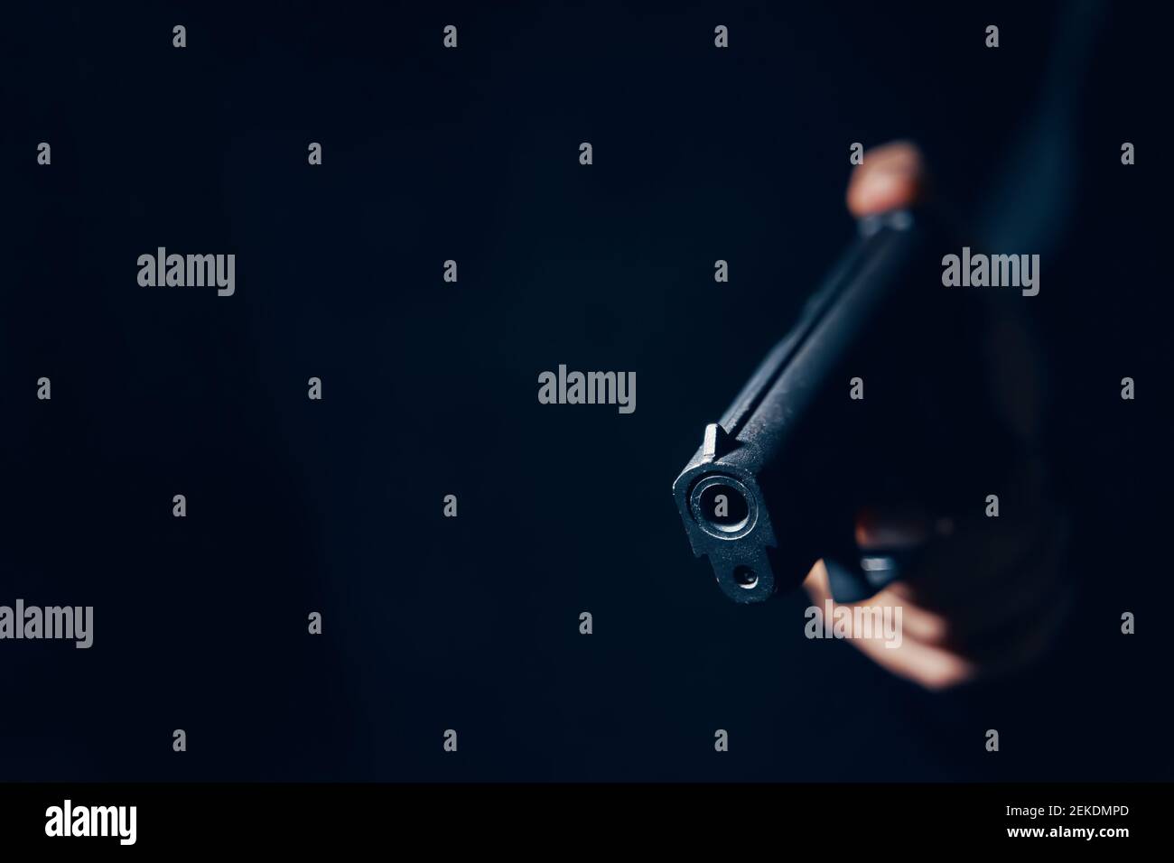 Gunman in shadows hi-res stock photography and images - Alamy