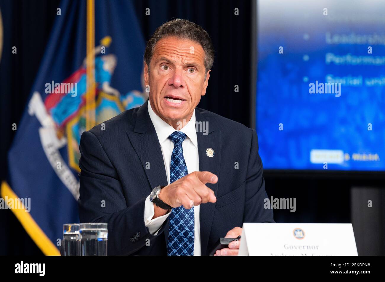 August 17, 2020 - New York, NY, United States: New York State Governor ...