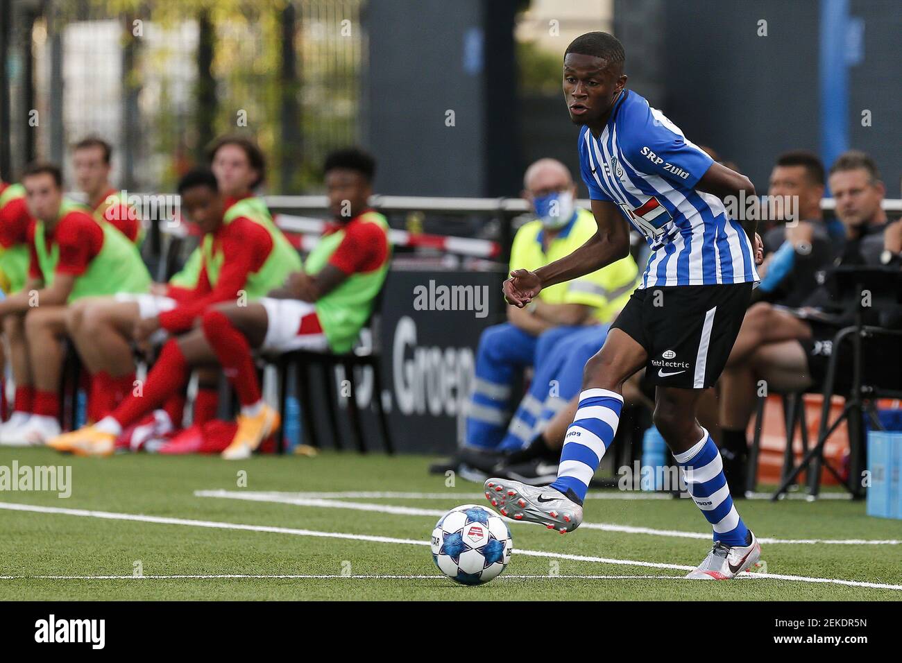 EINDHOVEN, 17-08-2020, Jan Louwers Stadion, Eindhoven - Jong PSV, pre ...