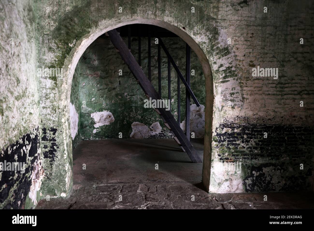 Elmina Castle fishing village Ghana Africa. West Africa on Atlantic ...