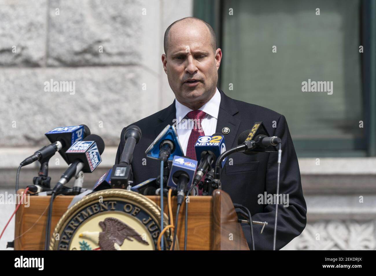 ATF Acting Special Agent-in-Charge Daryl McCormick speaks at press ...