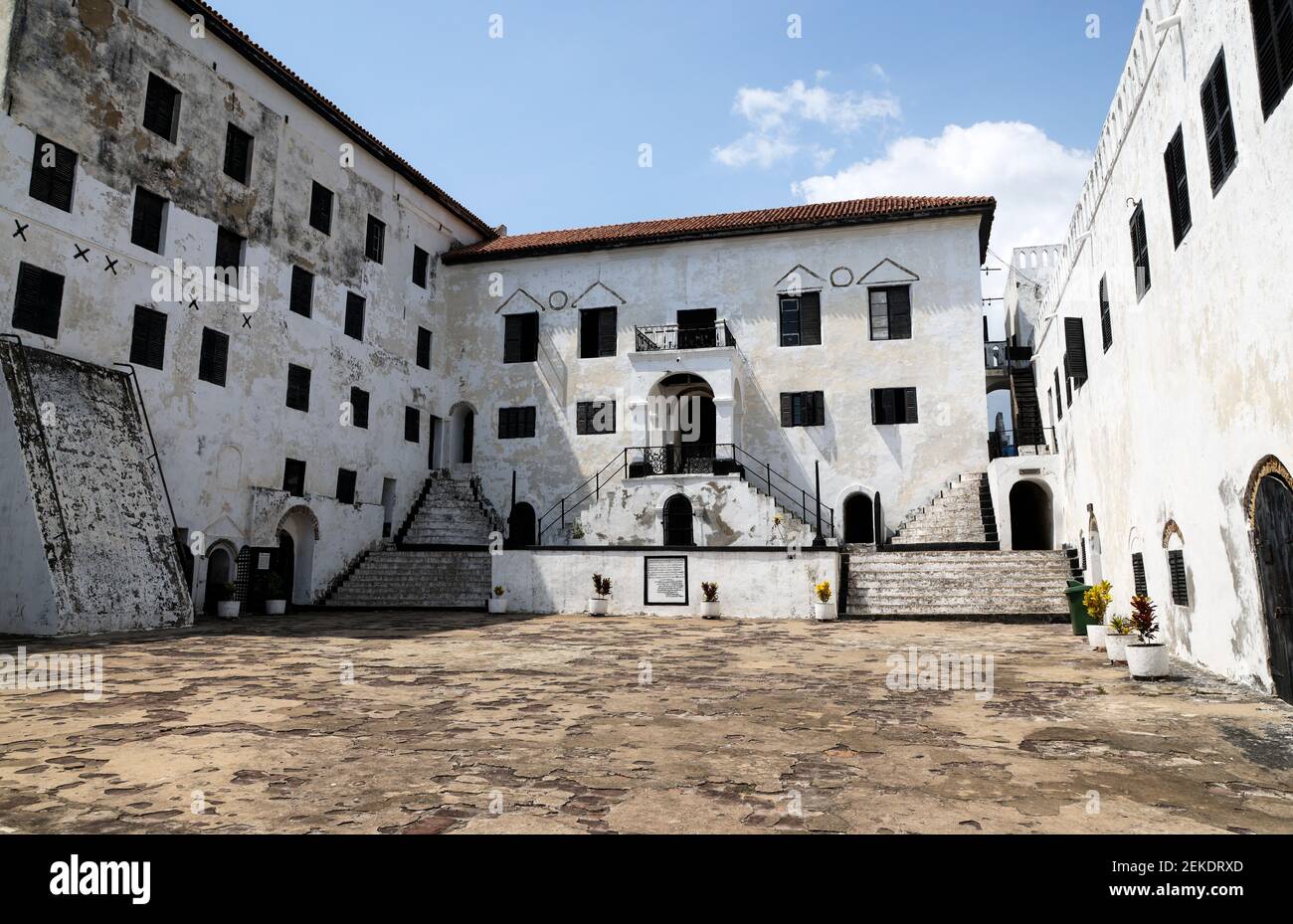 Elmina Castle fishing village Ghana Africa. West Africa on Atlantic ...