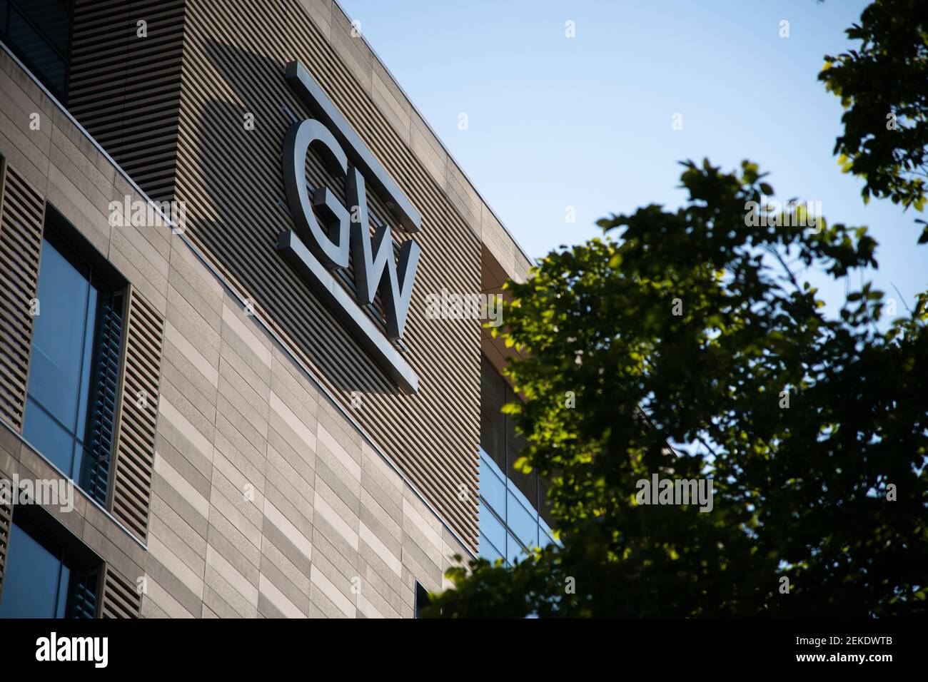A general view of The George Washington University (GWU) School of ...