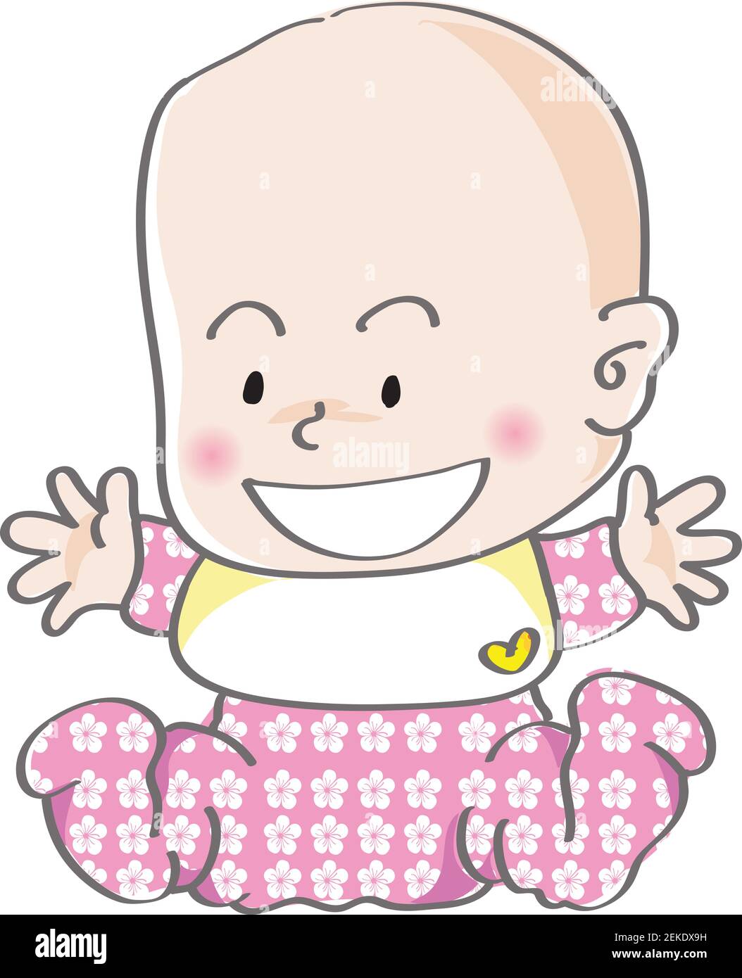 vector cartoon baby Stock Vector Image & Art - Alamy
