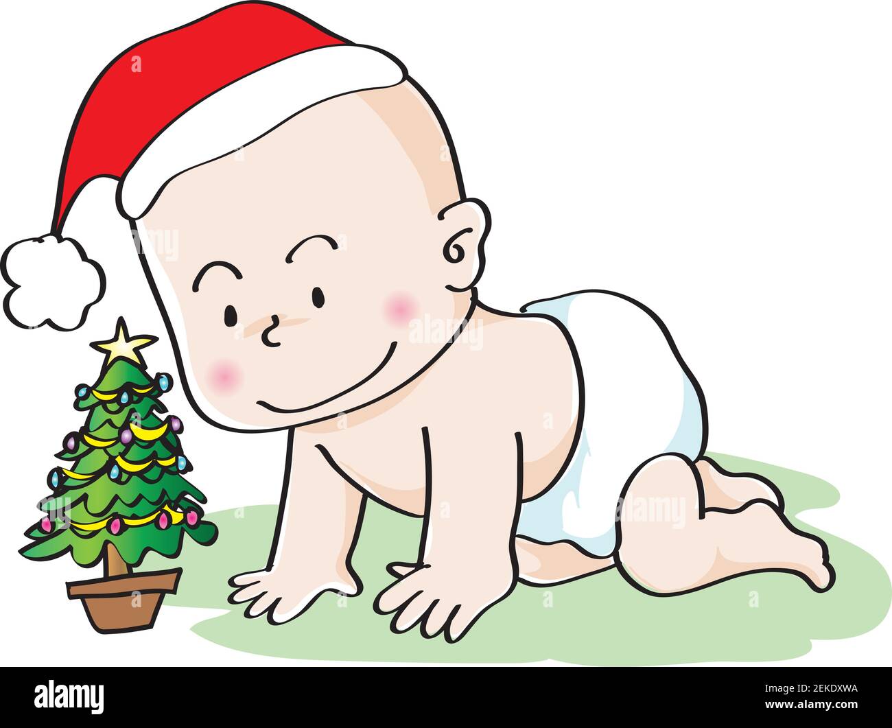 vector cartoon baby Stock Vector Image & Art - Alamy