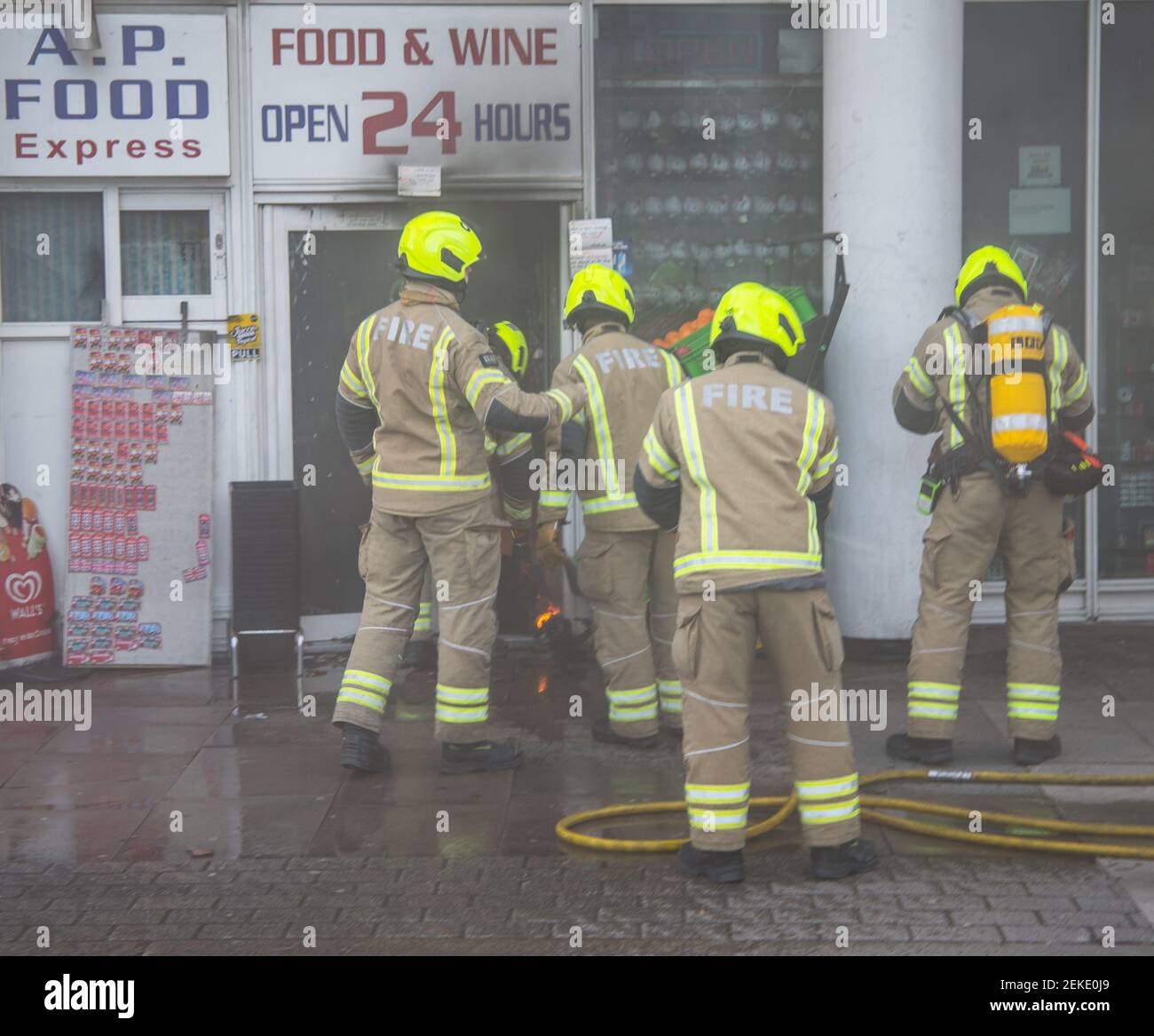 Fire station in waterloo road hi-res stock photography and images - Alamy