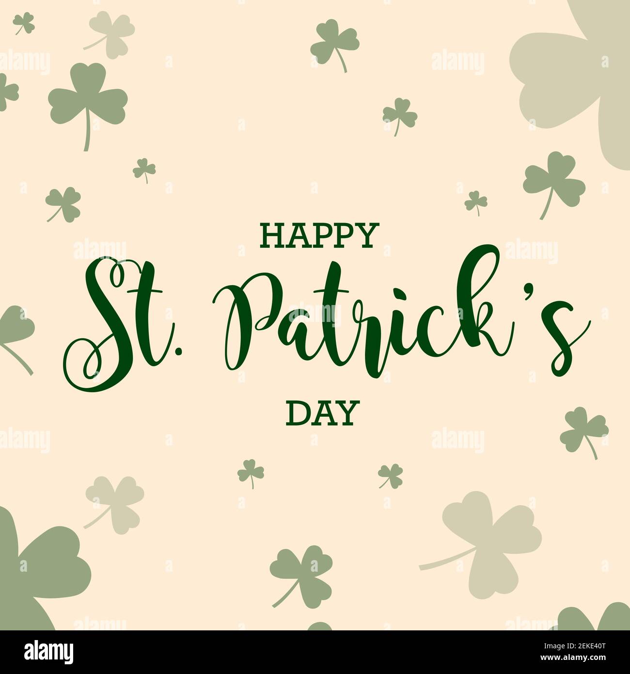 Happy St. Patricks Day vector illustration Stock Vector Image & Art - Alamy