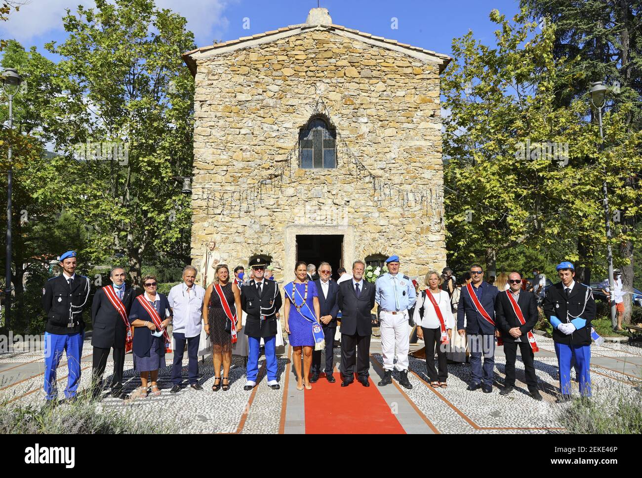 Seborga, Italy - August 20, 2020: Principality of Seborga: Enthronement ...