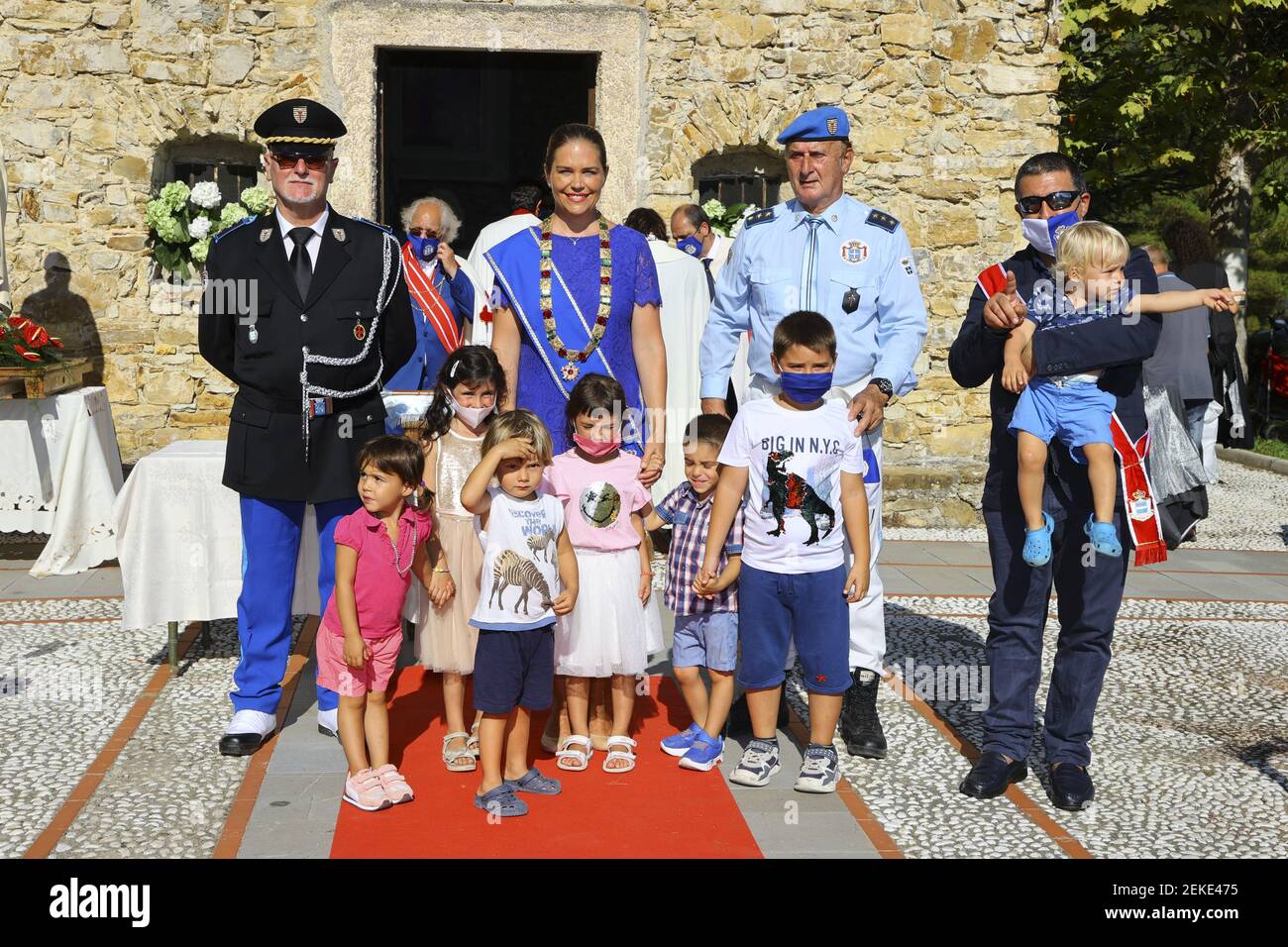 Seborga, Italy - August 20, 2020: Principality of Seborga: Enthronement ...