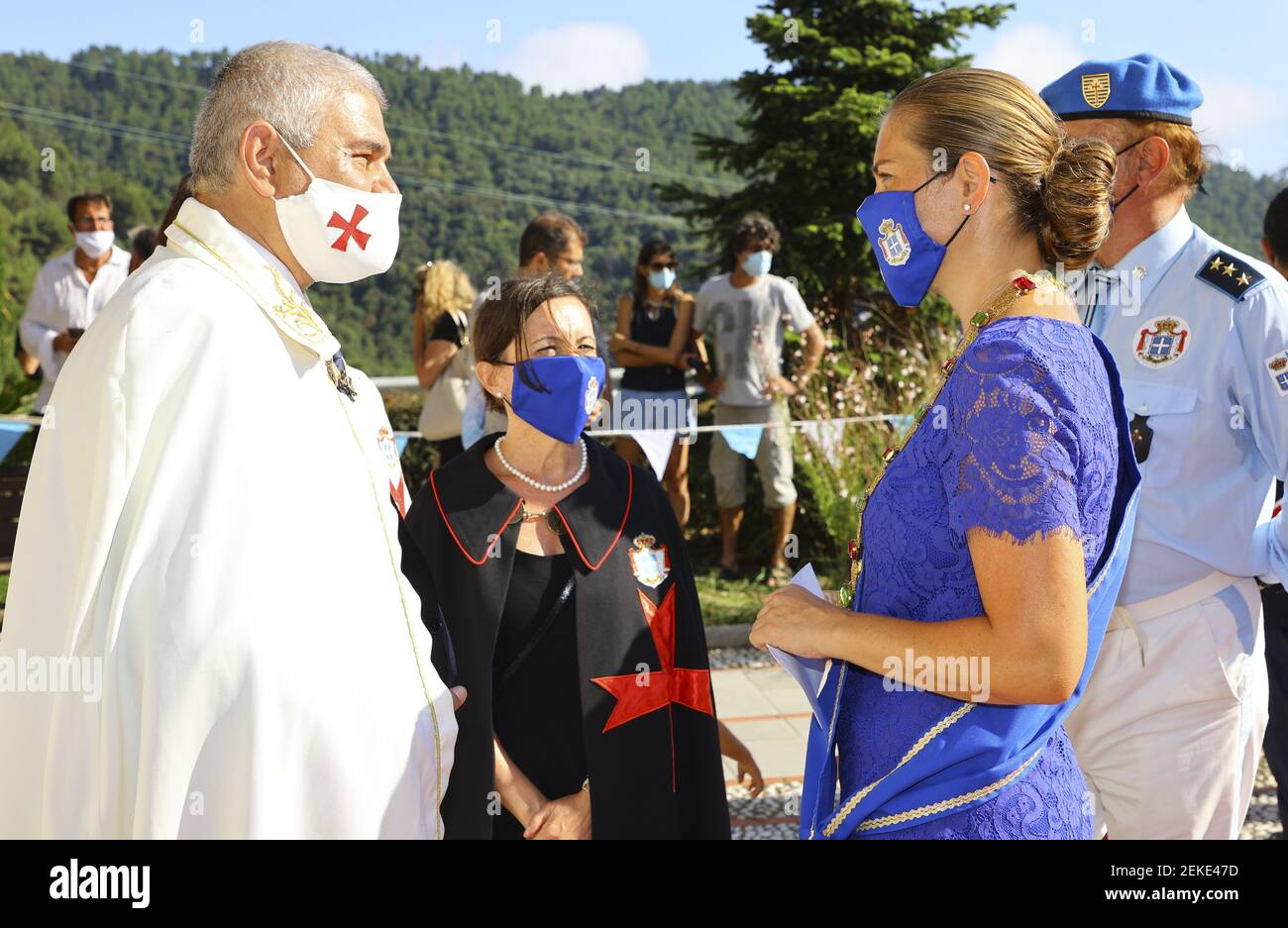 Seborga, Italy - August 20, 2020: Principality of Seborga: Enthronement ...
