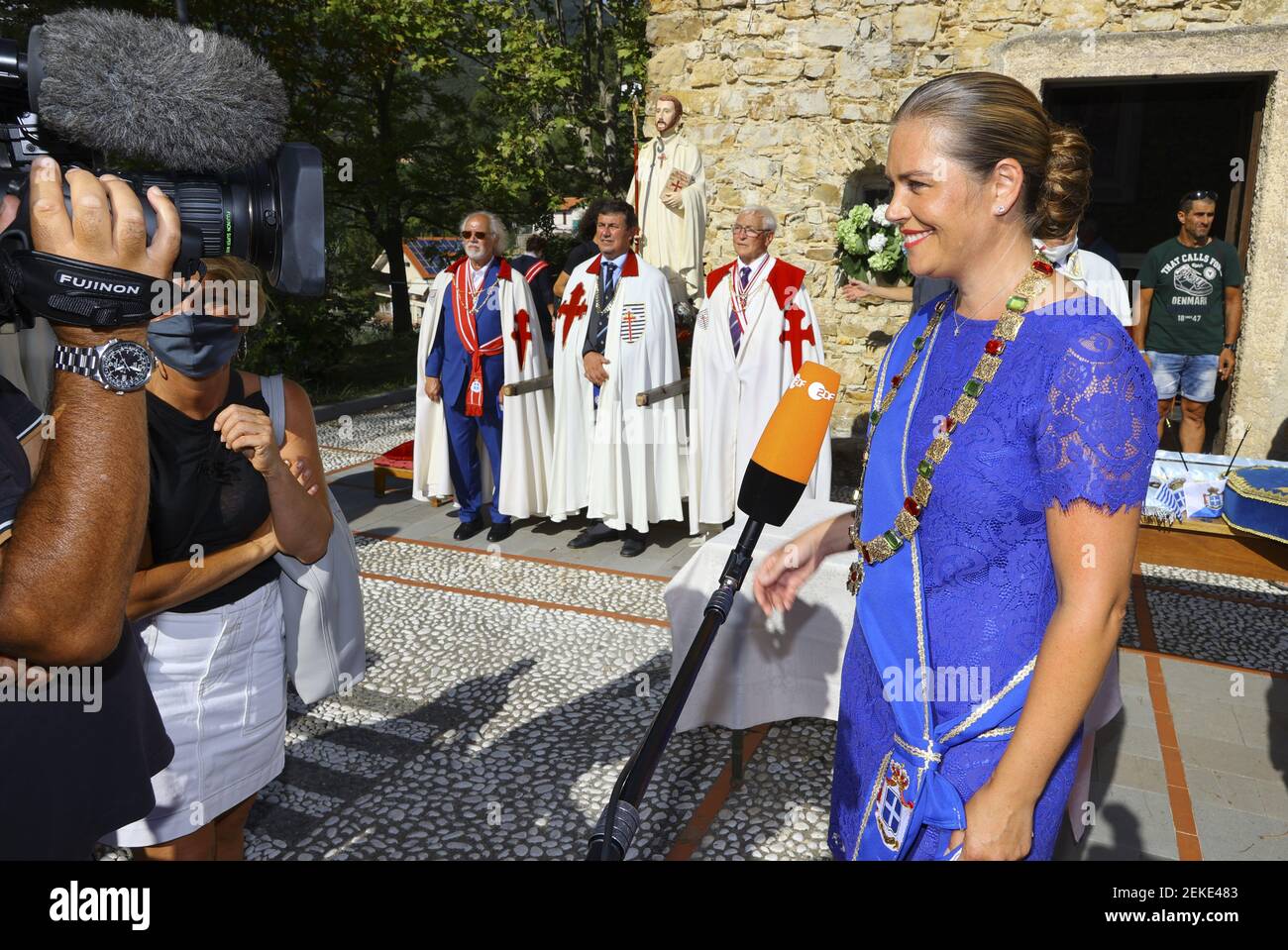 Seborga, Italy - August 20, 2020: Principality of Seborga: Enthronement ...