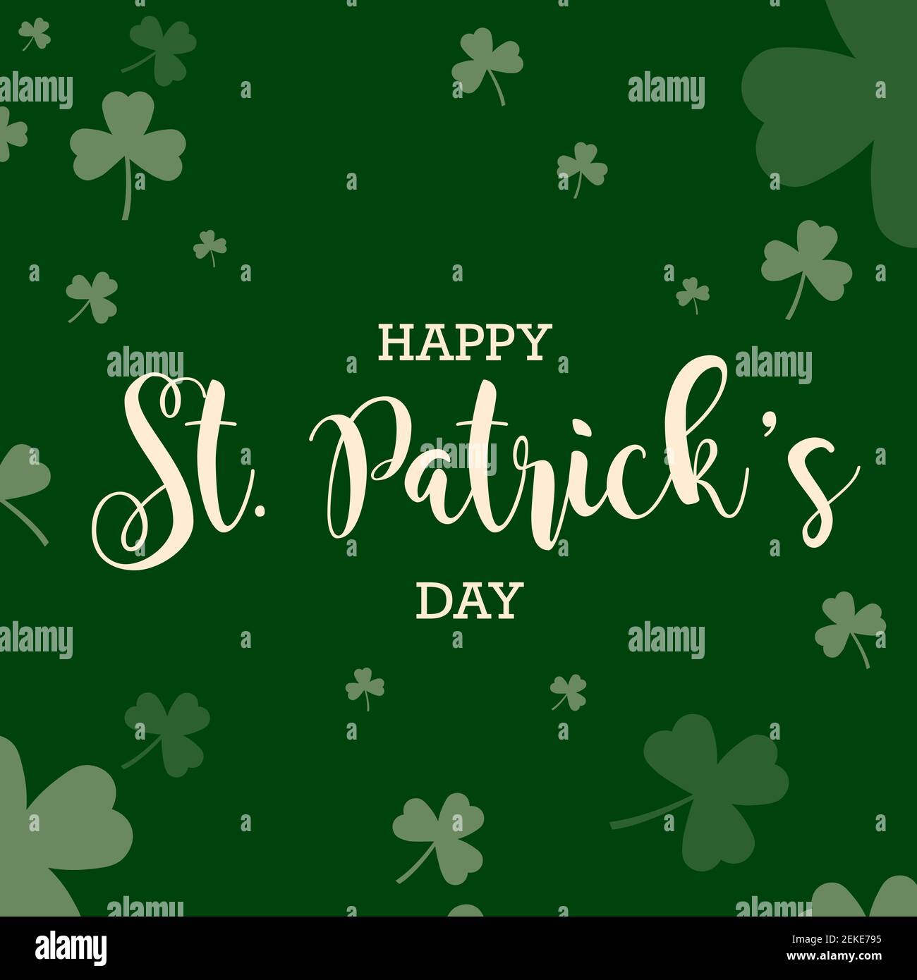 Happy St. Patricks Day vector illustration Stock Vector Image & Art - Alamy