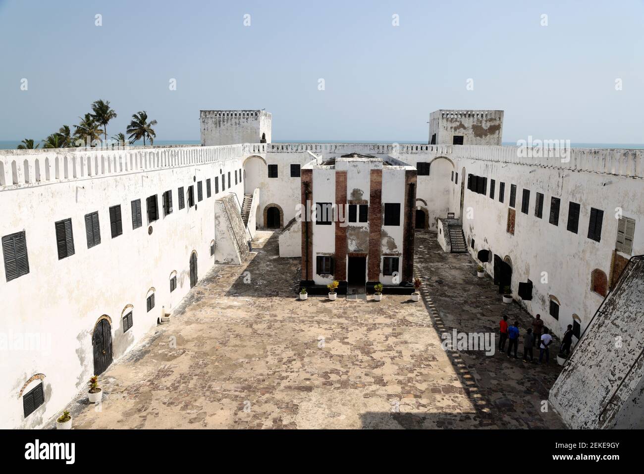 Elmina Castle fishing village Ghana Africa. West Africa on Atlantic ...