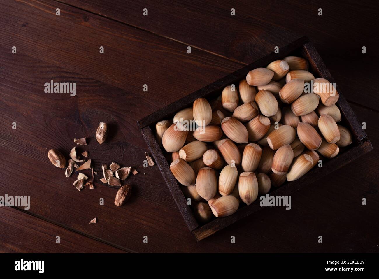 Box hazelnuts hi-res stock photography and images - Alamy