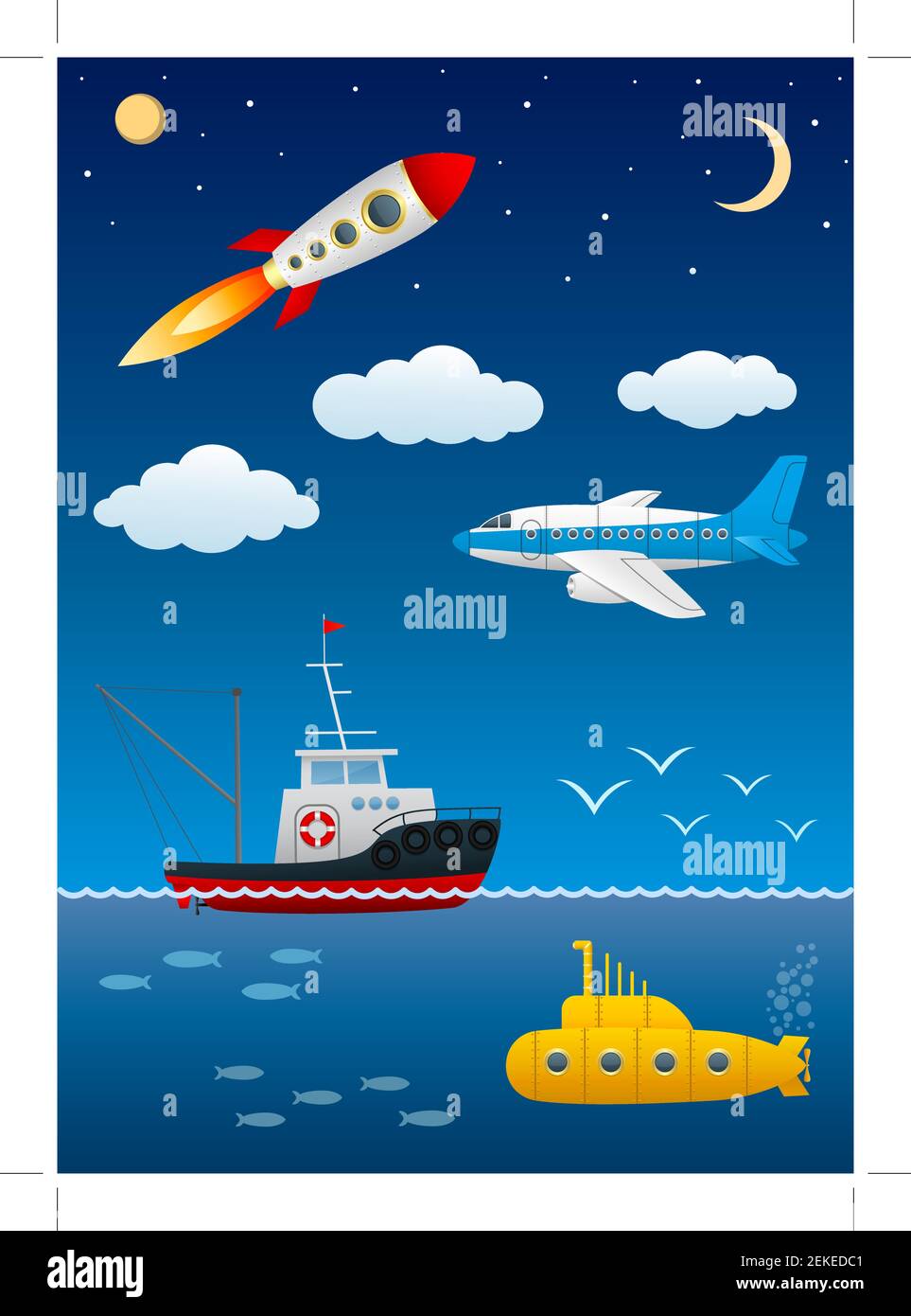 Modes of transit Stock Vector Images - Alamy
