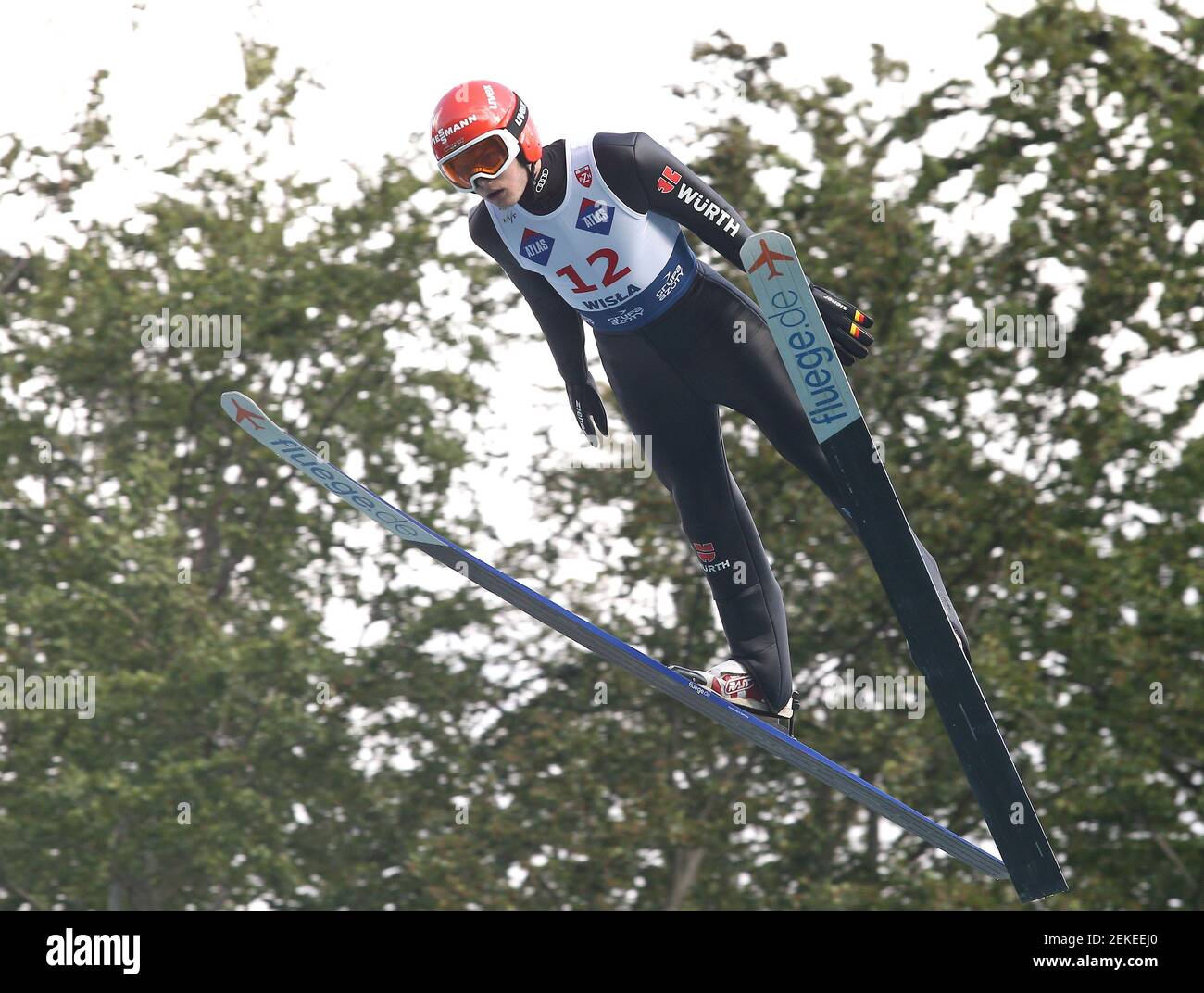 David Siegel during the individual competition of the FIS Ski Jumping ...