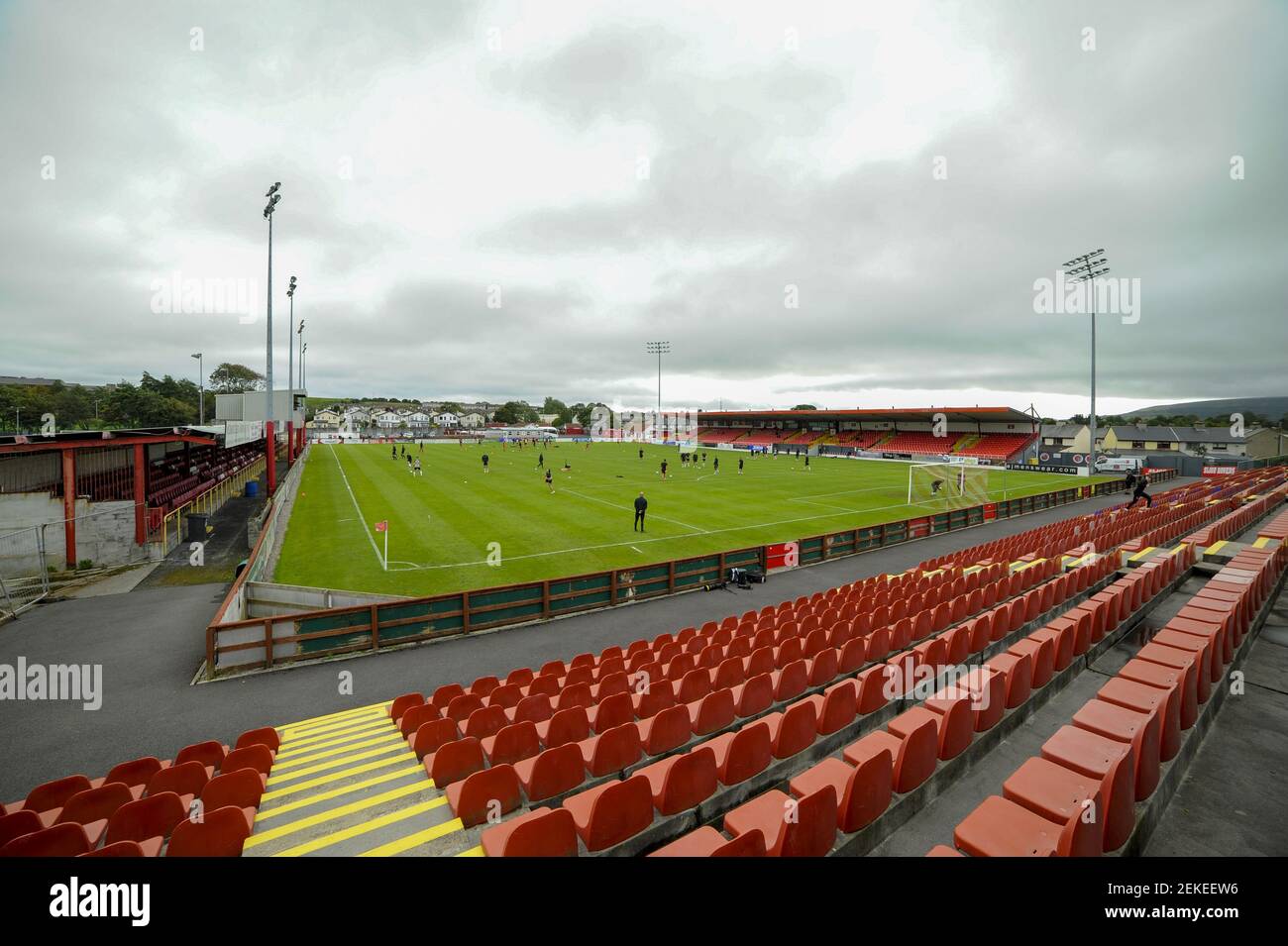 A general view of the Showgrounds during the SSE Airtricity Premier ...