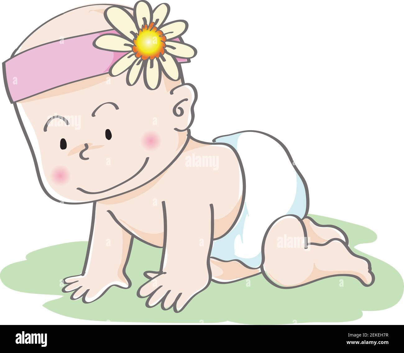 vector cartoon baby Stock Vector Image & Art - Alamy