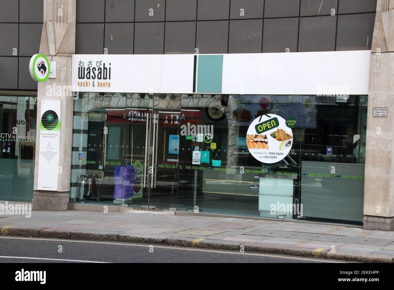 Wasabi logo seen at one of their restaurants. STA Travel and the Wasabi ...