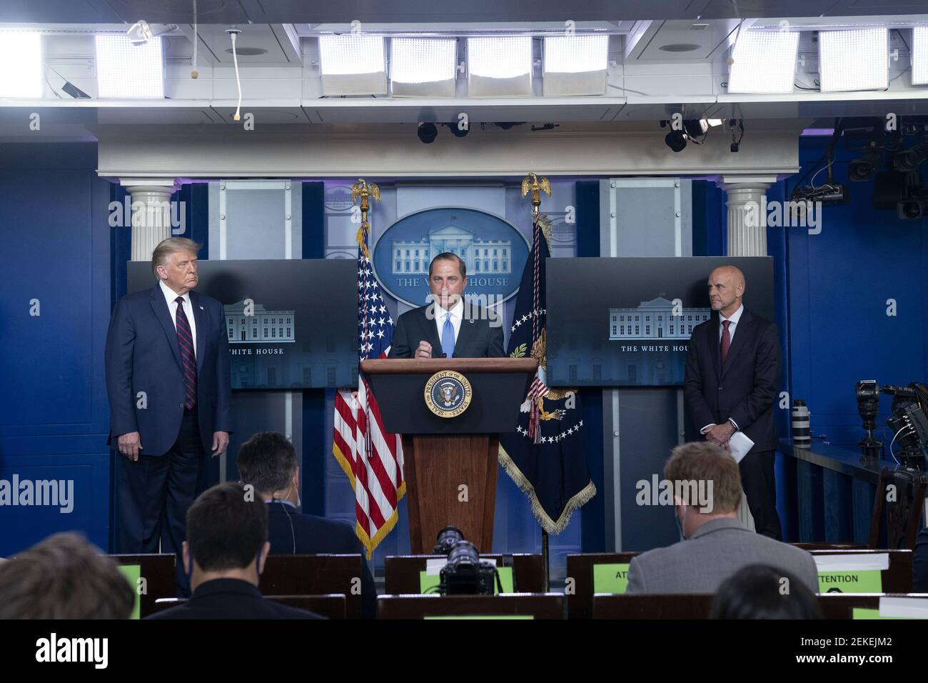 Alex Azar, secretary of Health and Human Services (HHS), speaks during ...