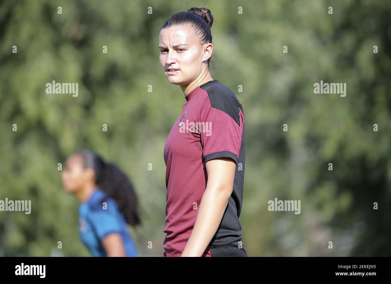 Giorgia Spinelli of AC Milan before the Women Serie A match between AC ...