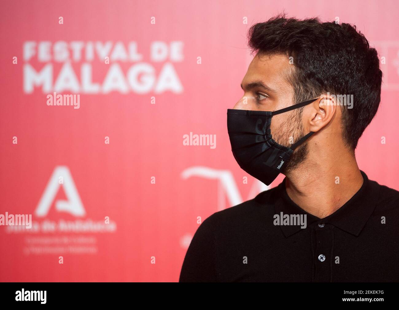 Spanish actor Jesus Castro attends the Malaga Film Festival at Miramar ...
