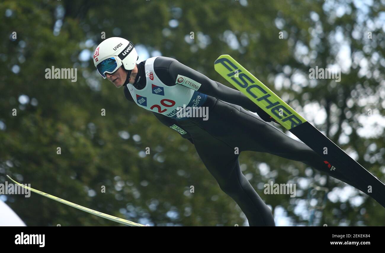 Robin Pedersen during the individual competition of the FIS Ski Jumping ...