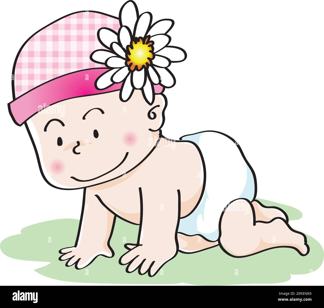 vector cartoon baby Stock Vector Image & Art - Alamy