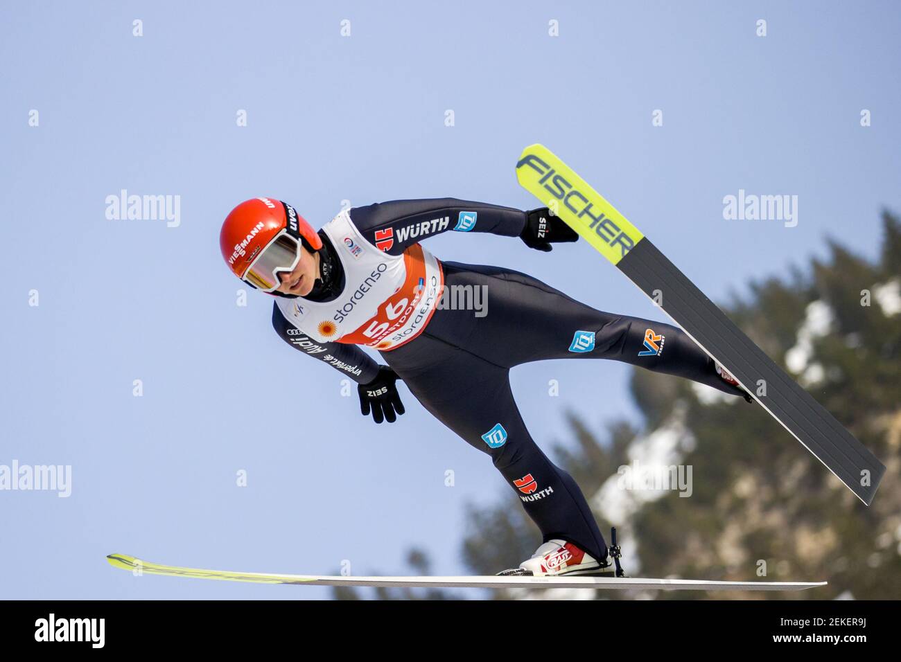 Oberstdorf, Germany. 23rd Feb, 2021. Nordic skiing: World Cup, ski ...