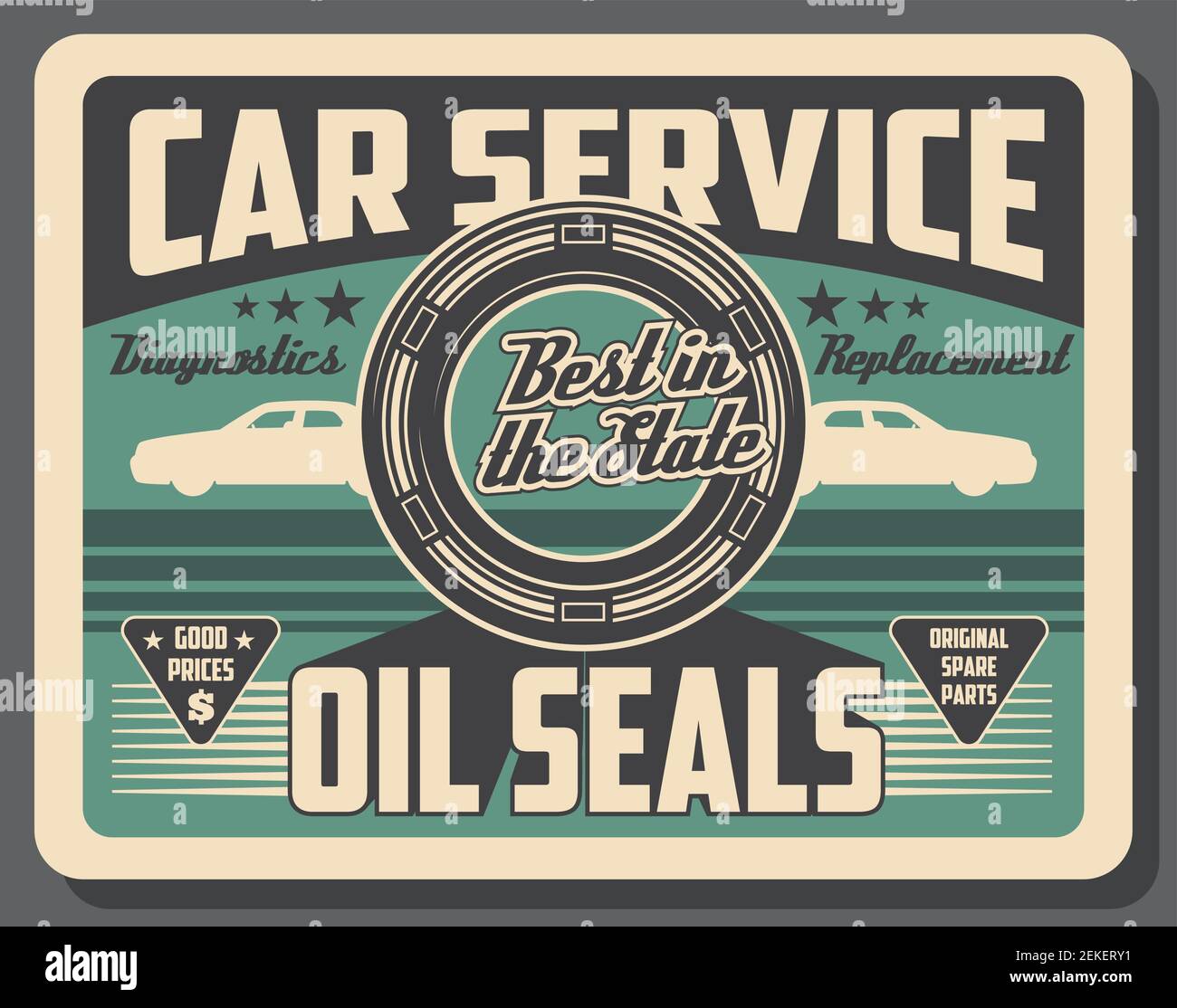 Oil seal replacement Stock Vector Images - Alamy