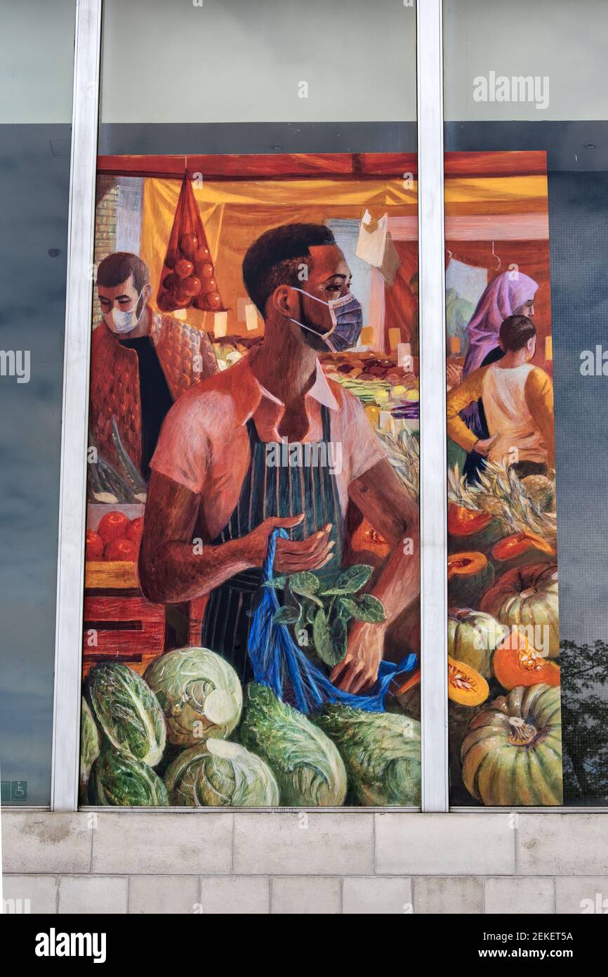 Everyday Heroes art installation by artist Benjamin Senior in the ...