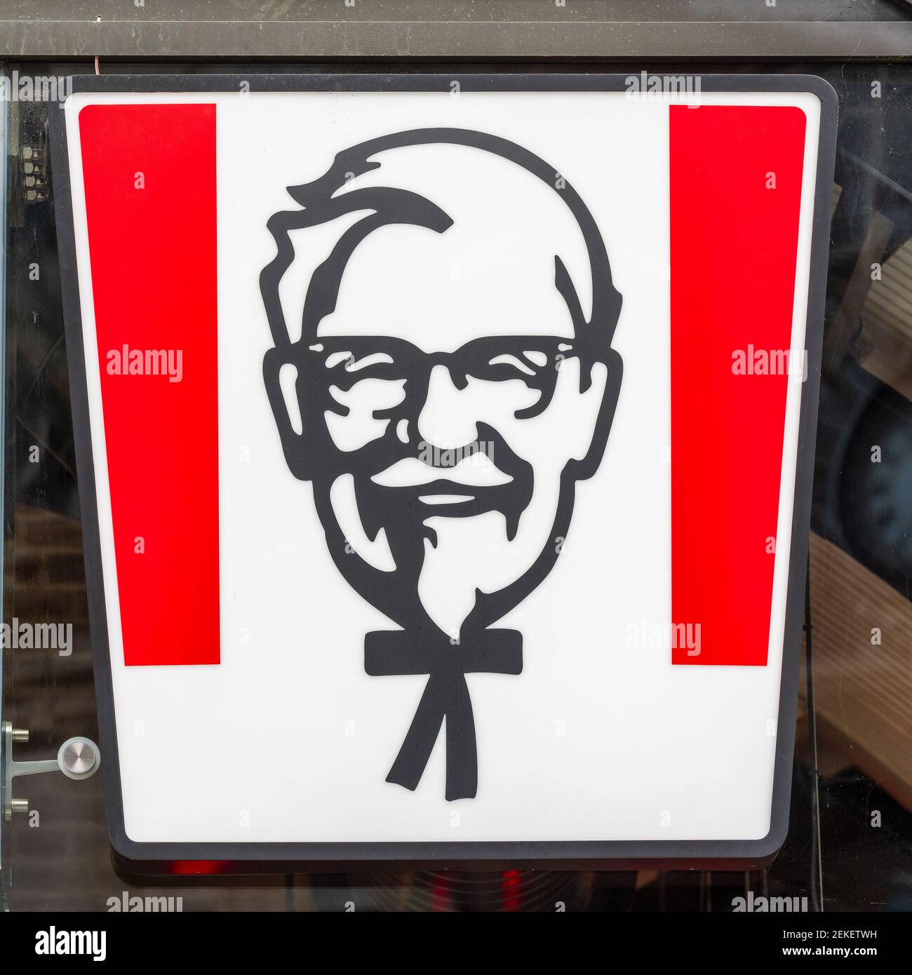 American fast food chicken restaurant chain Kentucky Fried Chicken (KFC ...