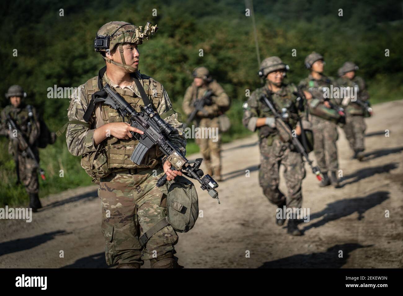 Inje, South Korea - 19 August 2020 : A KATUSA (Korean Augmentation To ...
