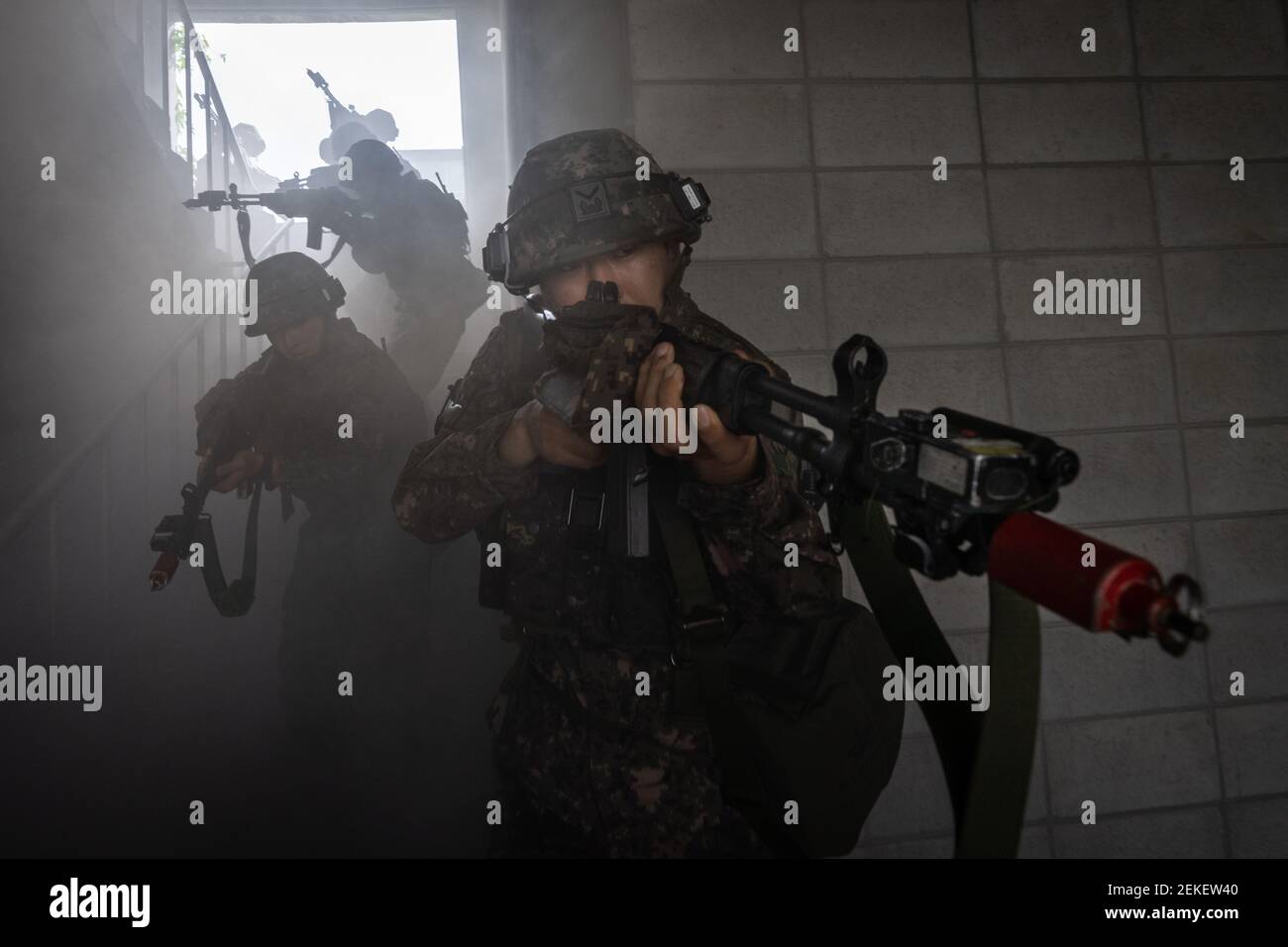 Inje, South Korea - 20 August 2020 : US Army and ROK (Republic of Korea ...