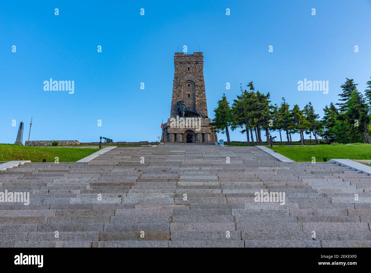 Monument to Freedom commemorating battle at Shipka pass in 1877-1878 in ...