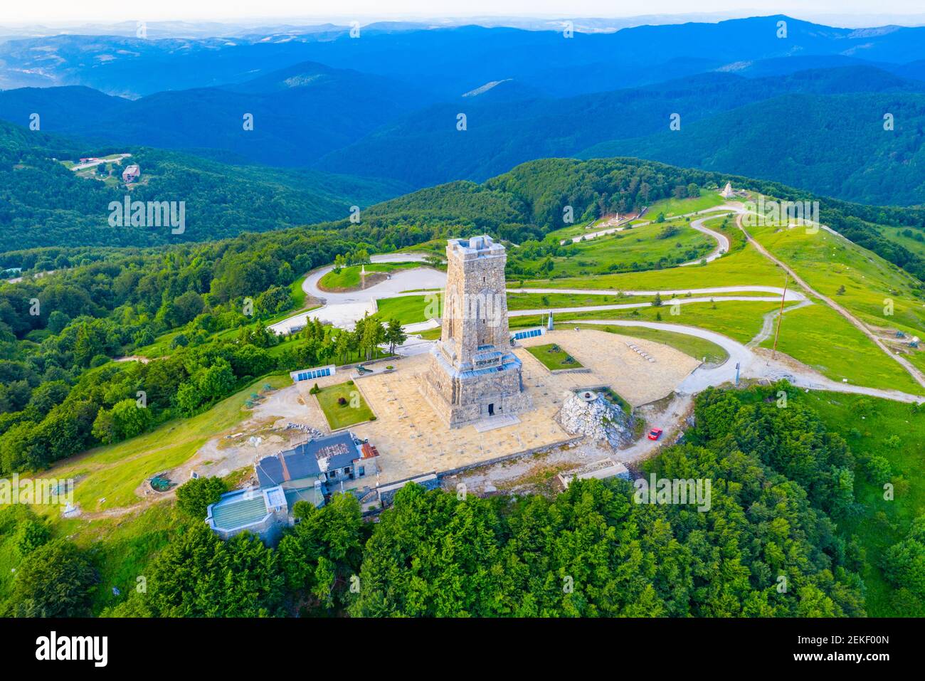 Monument to Freedom commemorating battle at Shipka pass in 1877-1878 in ...