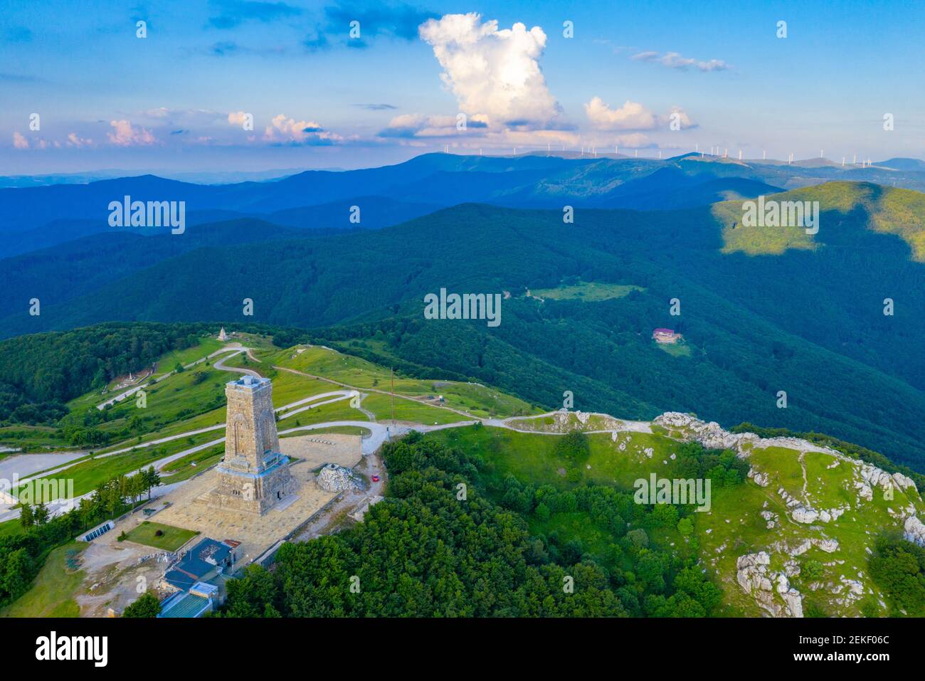 Monument to Freedom commemorating battle at Shipka pass in 1877-1878 in ...