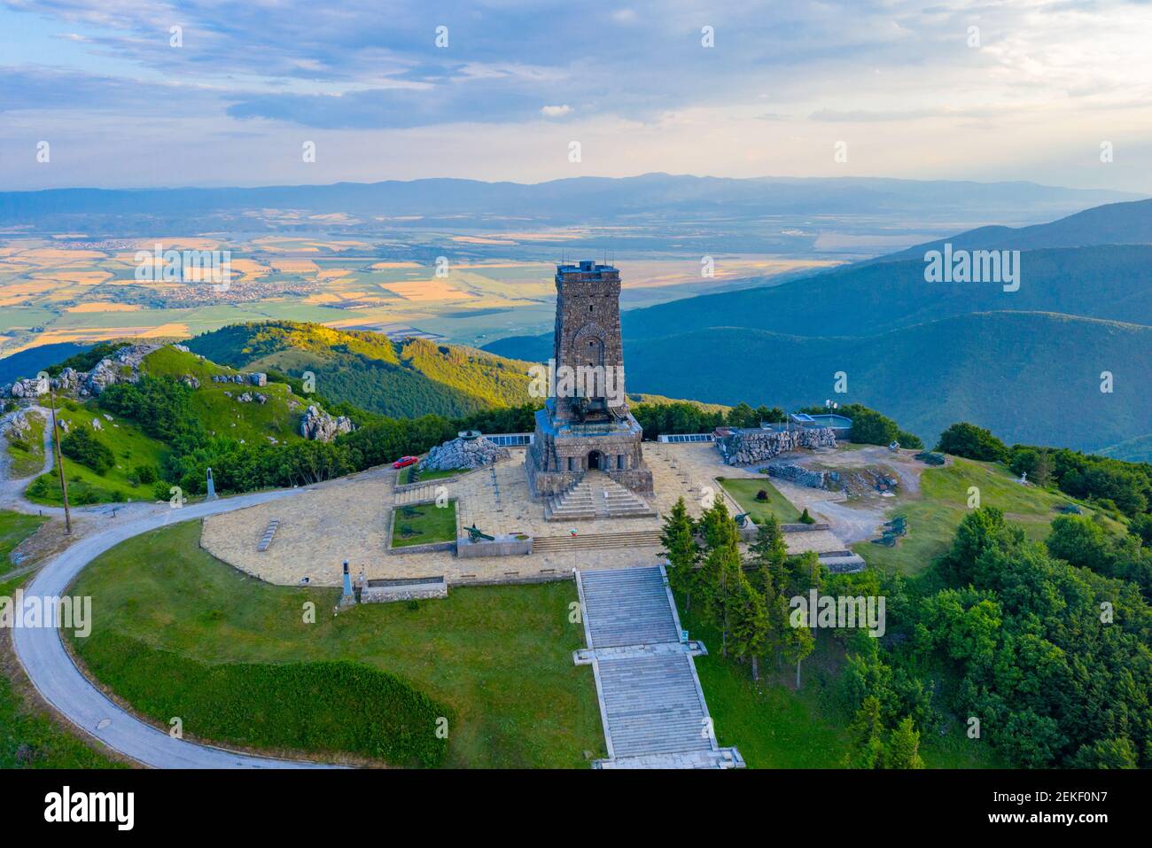 Monument to Freedom commemorating battle at Shipka pass in 1877-1878 in ...